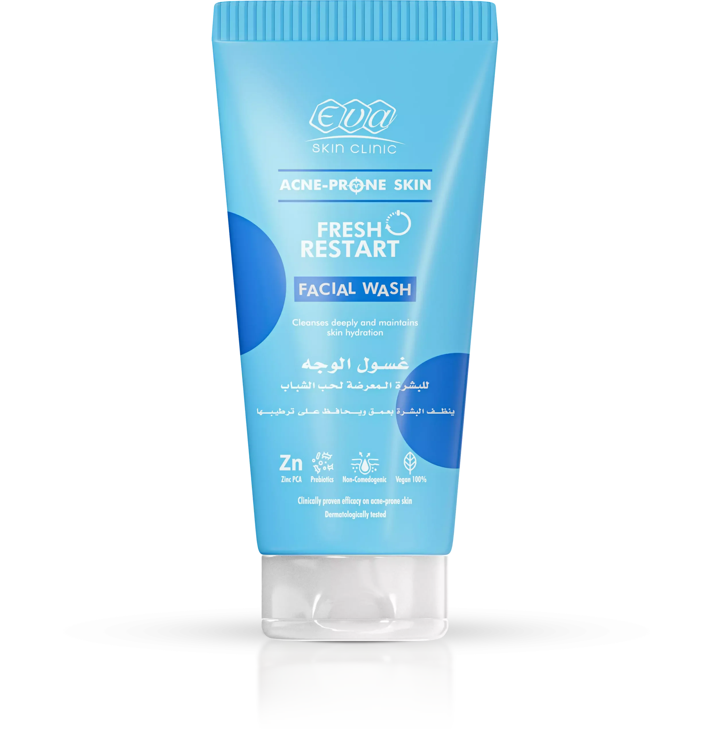Eva Fresh Restart Facial Wash Acne Prone Skin 150ml - somuchstores